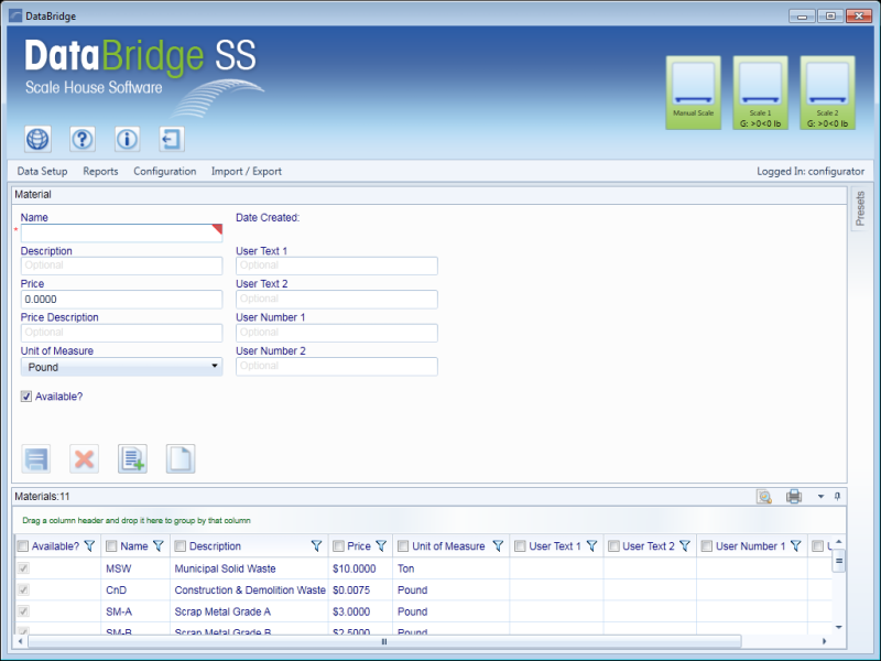 METTLER TOLEDO DataBridge SS Scale House Software