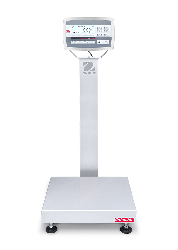OHAUS Defender 5000 Washdown Bench Scale - Brady Systems