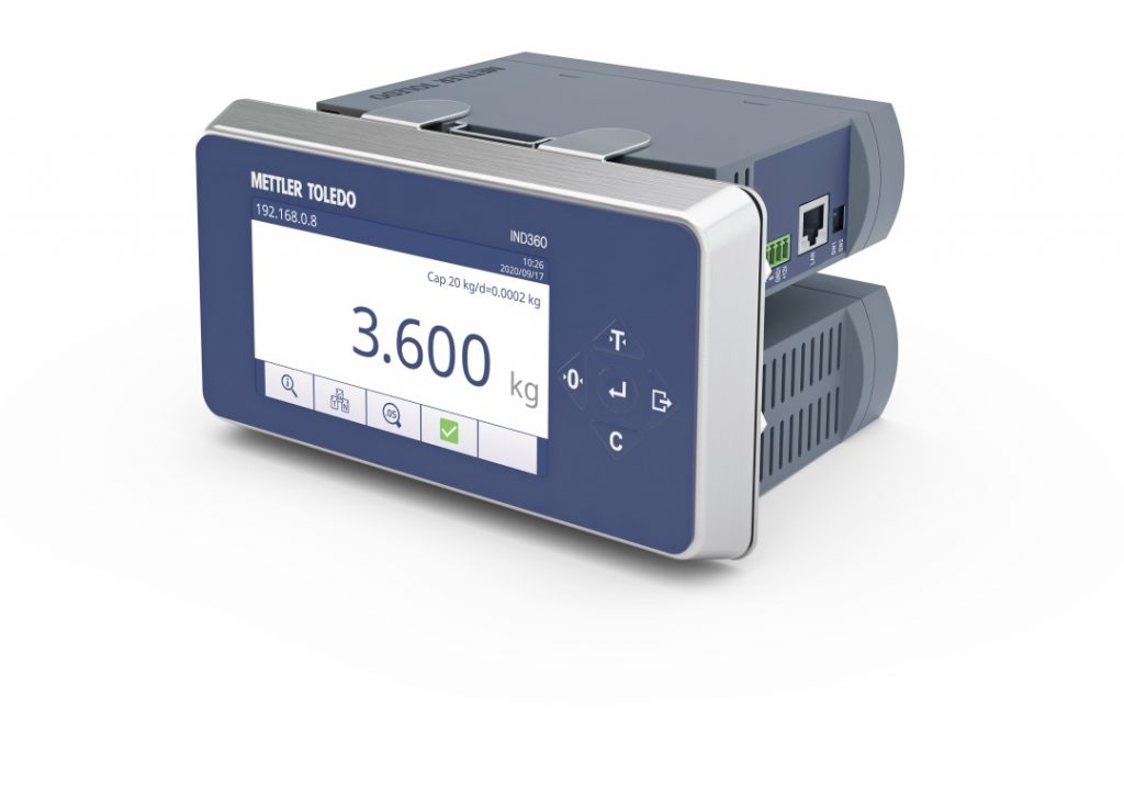 METTLER TOLEDO IND360 terminal announcement page